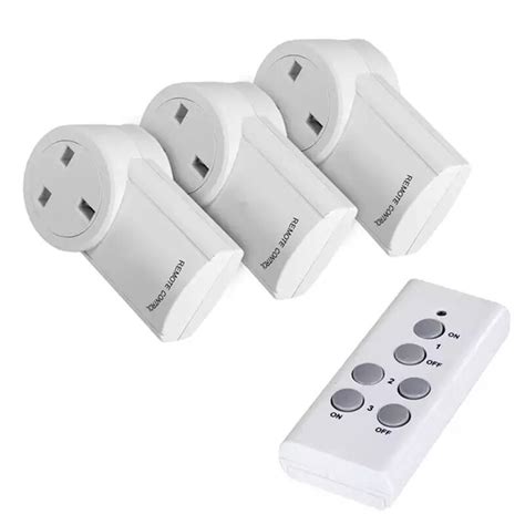 Uk Wireless Outlet Remote Control Socket Light Swi Vicedeal