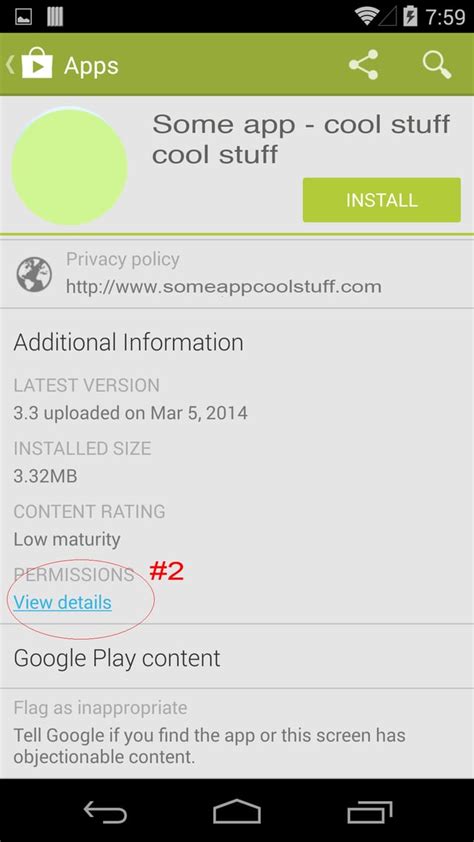 Manifest What Android Permission Causes Device App History Stack Overflow