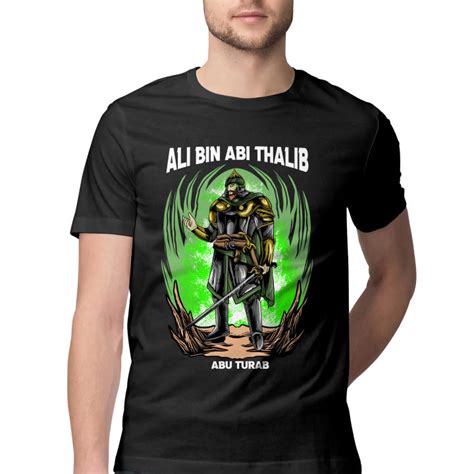 Baju Kaos Dewasa Dakwah Ali Bin Abi Thalib Sahabat Nabi Pahlawan Islam Muslim Aba 02 Lazada