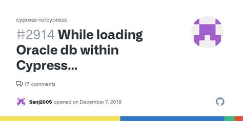 While Loading Oracle Db Within Cypress Pluginsindexjs Getting
