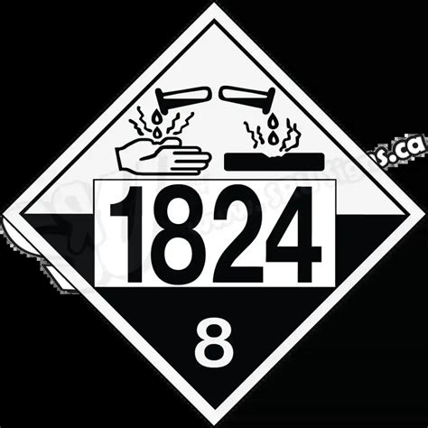 Sruplac044 1824 Corrosive White Class 8 1824