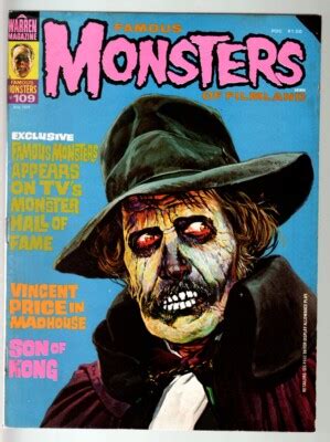 Mag Famous Monsters Of Filmland 109 Vincent Price Son Of Kong Boris