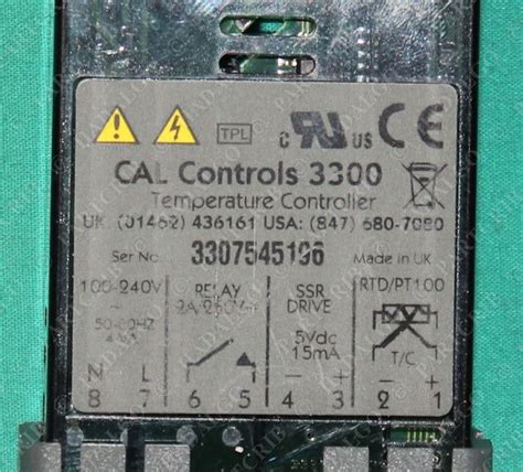Cal Controls 3300 330000000 Temperature Controller 100 240v New