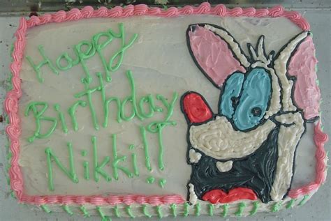 Pinky From Pinky And The Brain Cake Brain Cake Cake Pinky