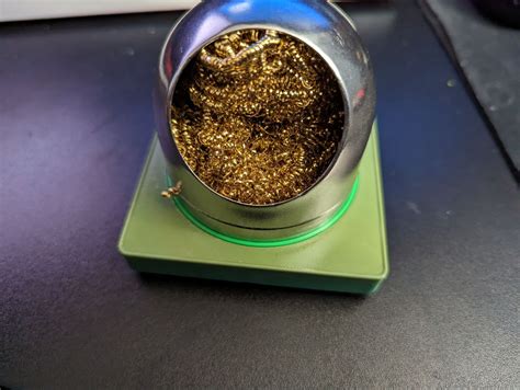 Gridfinity Generic Brass Wool Solder Tip Cleaner Adapter By Aonomus