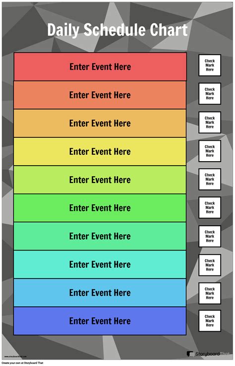 Time Table Format For Daily Routine Clipart