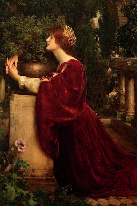 Isabella And The Pot Of Basil 1904 Tapestry By Arthur Trevethin Nowell Artofit