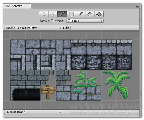 Unity D Tile Map Tile Palette