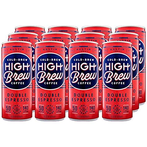 High Brew Cold Brew Coffee Double Espresso For Breakroom Walmart