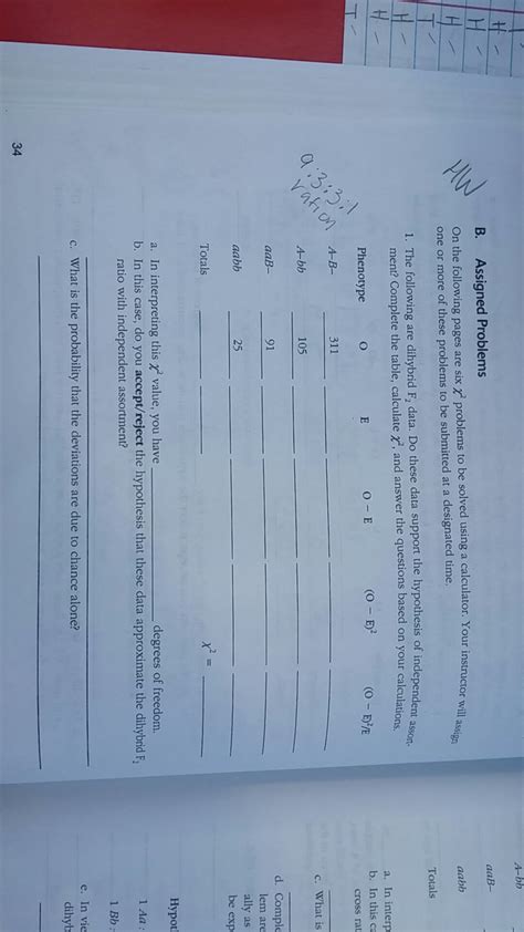 Solved 4 Bb Aab B Assigned Problems On The Following Pages