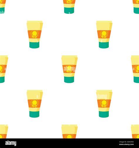 Sunscreen Pattern Seamless Background Texture Repeat Wallpaper Geometric Vector Stock Vector