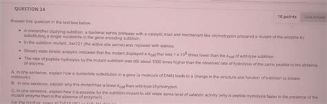 Solved 10 Points Answer This Question In The Text Box Below