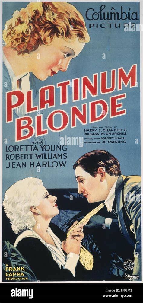 Film Platinum Blonde 1931 Nposter For The 1931 Film Platinum
