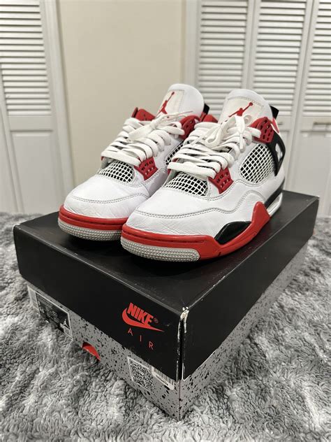 Nike Air Jordan 4 Retro Og Fire Red 2020 Grailed