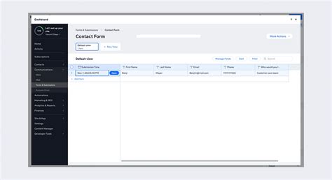 Forms Tutorial Editor X