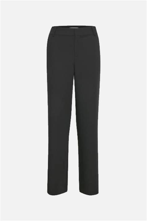 Gestuz Joelle Pants Sort Suser I Sivet Klær Sko Og Accessories
