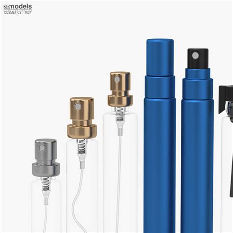 Perfume Sample Bottles 3d Model Download Health And Beauty On