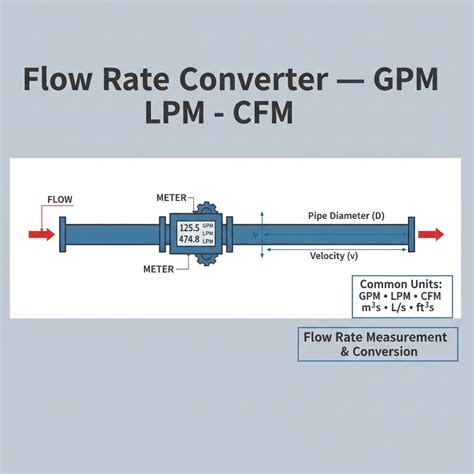 Free Flow Rate Converter — Gpm Lpm Cfm Firgelli Engineering