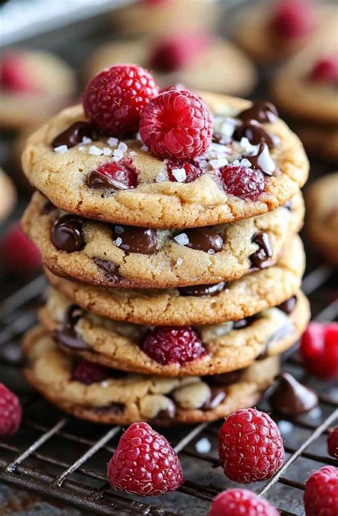 Raspberry Chocolate Chip Cookies