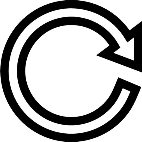 Refresh Basic Straight Lineal Icon Refresh Basic Straight Lineal Icon