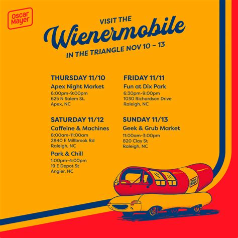 Ketchup With The Oscar Mayer Wienermobile As It Rolls Through The