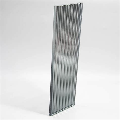 Vidrio Flotado Ultra Clear Corrugated Patterned Textured Fluted Figured Ribbed Reeded Striped