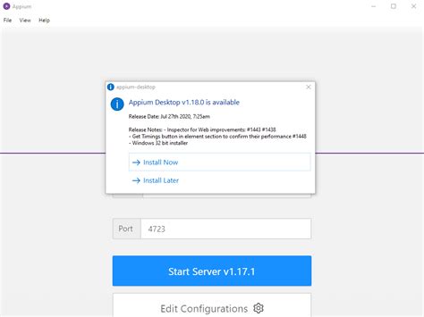How To Update Appium Desktop Testingdocs