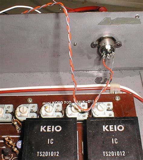 Korg Mini Korg Analog User Modifications