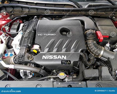 Nissan Variable Compression Ratio 20 Turbocharged Direct Injection Engine Editorial Photo Nissan Variable Compression Ratio 20 Turbocharged Direct Injection Engine Editorial Photo