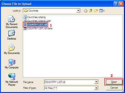 ssrs uploading report file rdl to report server