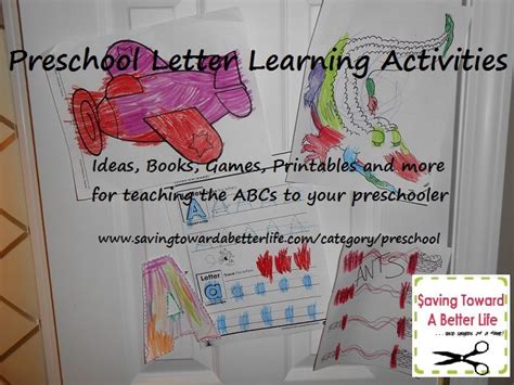 Sunday Showcase Link Up Preschool Kindergarten Letter Learning Ideas