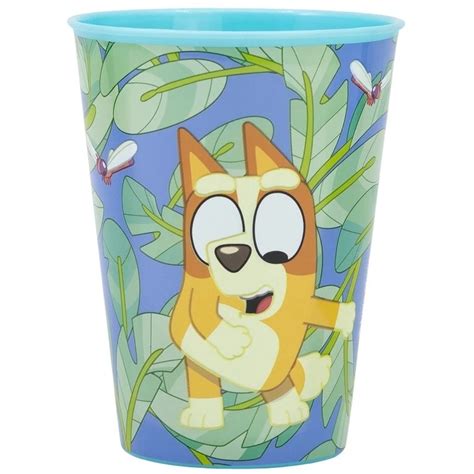 Bluey Set Of 4 Plastic Drinking Juice Cup 260ml