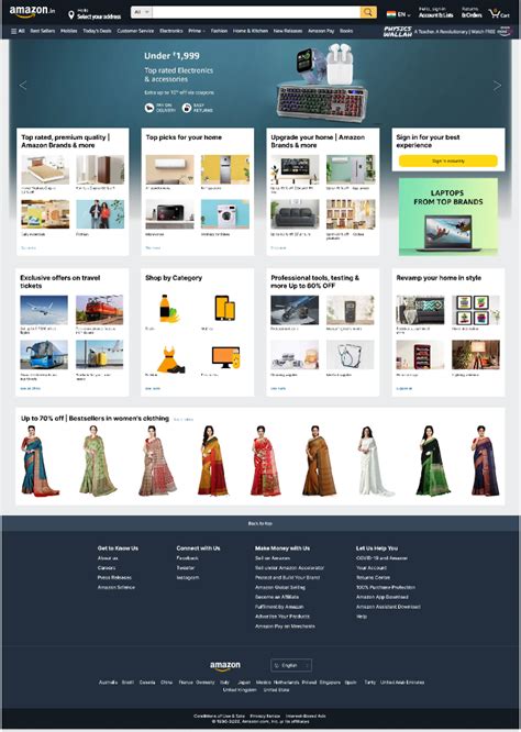 Amazon Website Design Figma