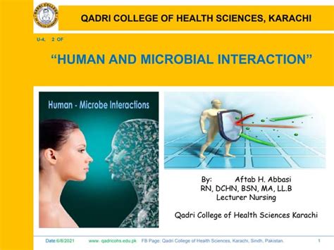 Human And Microbial Interaction Pptx