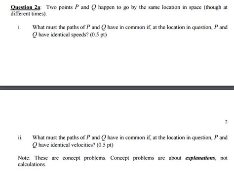 solved two points p and q happen to go by the same location
