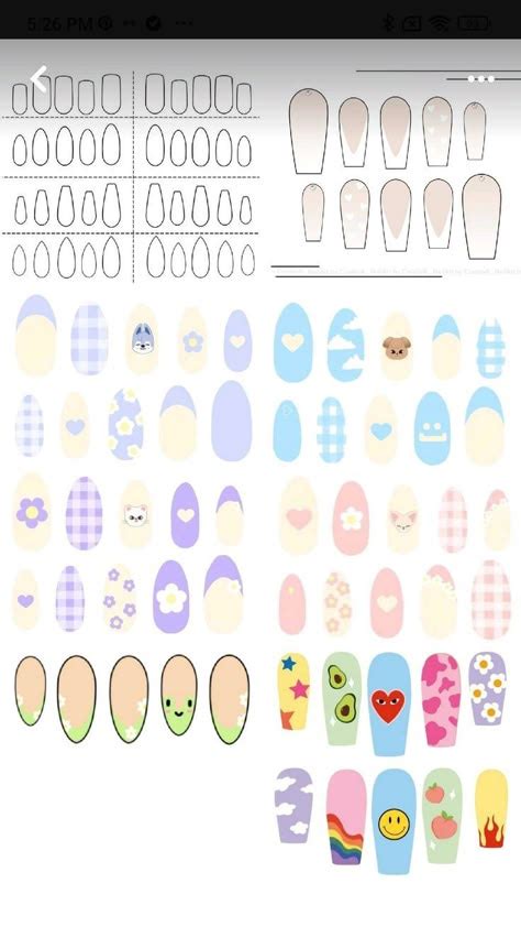 Paper Nails Printable
