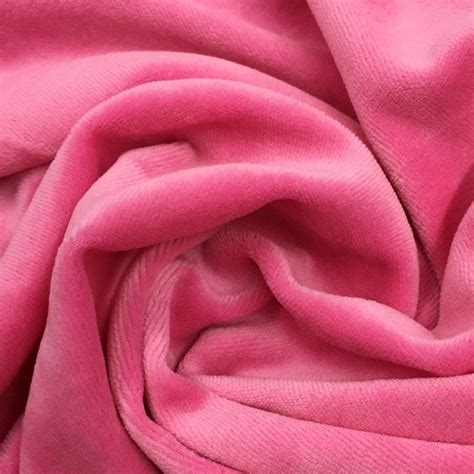 Bubblegum Organic Cotton Velour Fabric Natures Fabrics