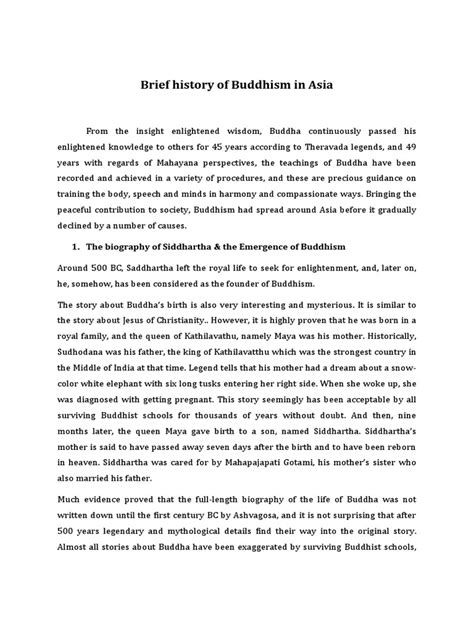 History Of Buddhism And Buddhas Life Pdf Tibetan Buddhism