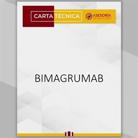 Bimagrumab • Clasificación Arancelaria