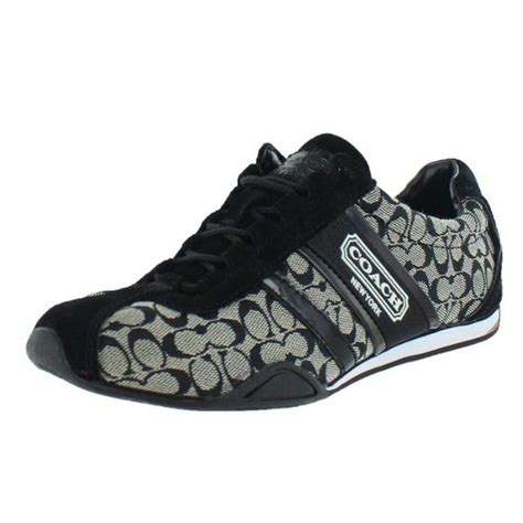 Elegant Black Coach Shoes