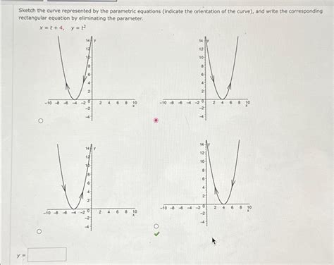 Solved Sketch The Curve Represented By The Parametric Chegg