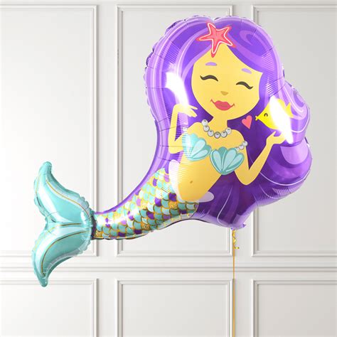 Inflated Mermaid Balloon Supershape Balloonbx