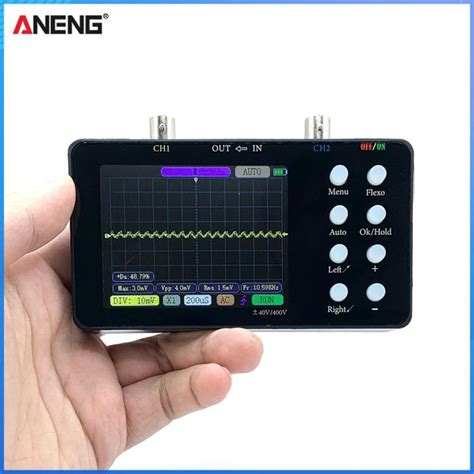 【aneng】sco2 Handheld Digital Oscilloscope 10msas Analog Bandwidth Dual