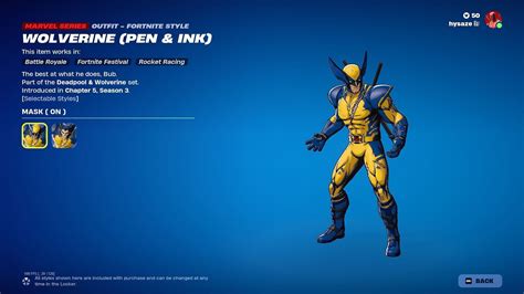 How To Get Wolverine Pen And Ink Skin In Fortnite
