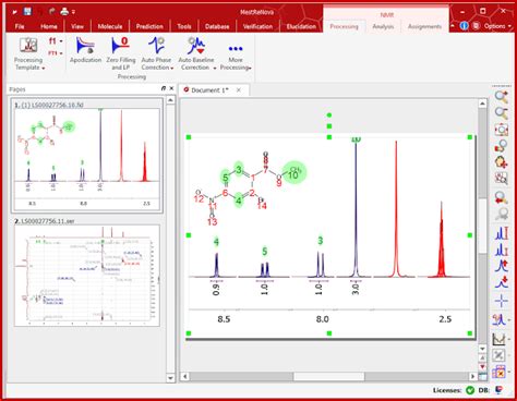 Nmr Analysis Processing And Prediction