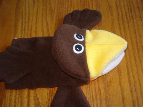 Robin Bird Hand Puppet Felt Eyes Movable Mouth Etsy