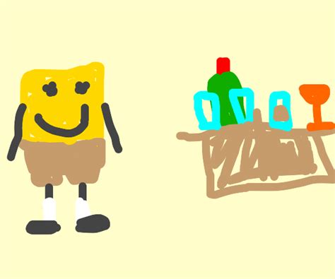 Spongebob From The Basement Drawception