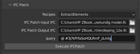 Ifcpatch Extractelements Recipe For Extracting Elements With A Specific Ifcmaterial Query — Osarch