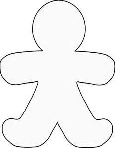 Gingerbread Man Papercraft Candy Coloring Pages Printable Christmas