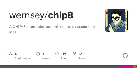 Github Wernseychip8 A Chip 8 Interpreter Assembler And Disassembler In C